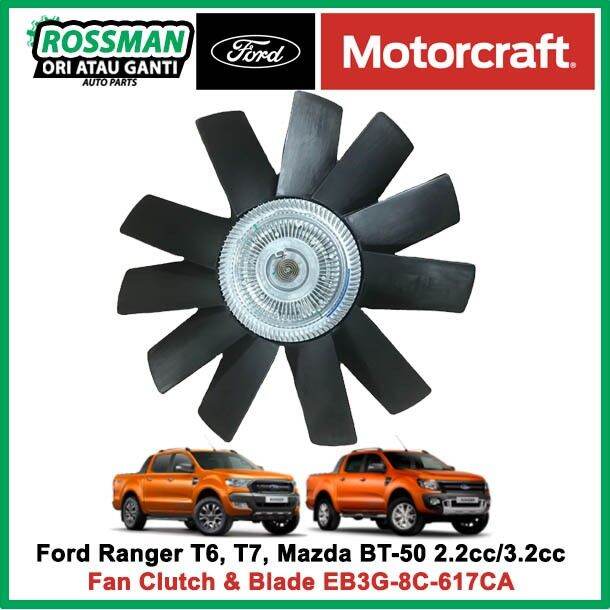 Original Genuine Fan Clutch and Blade for Ford Ranger T6, T7 and Mazda ...