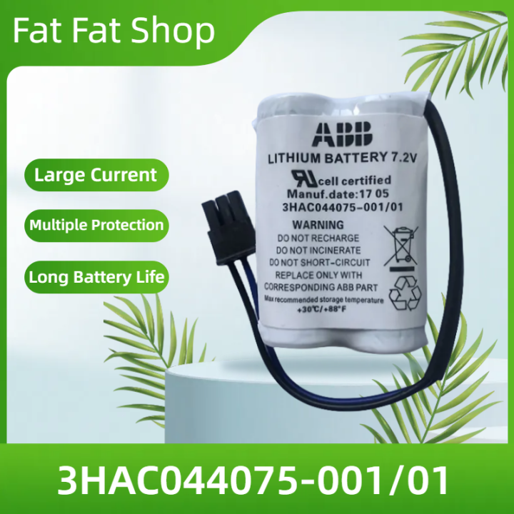 ABB Robot battery 3HAC044075-001/01 7.2V IRB1410 IRB140 For SMB device ...