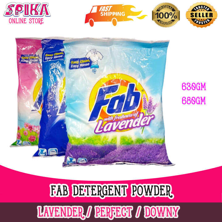 FAB DETERGENT POWDER 630GM & 680GM | Lazada