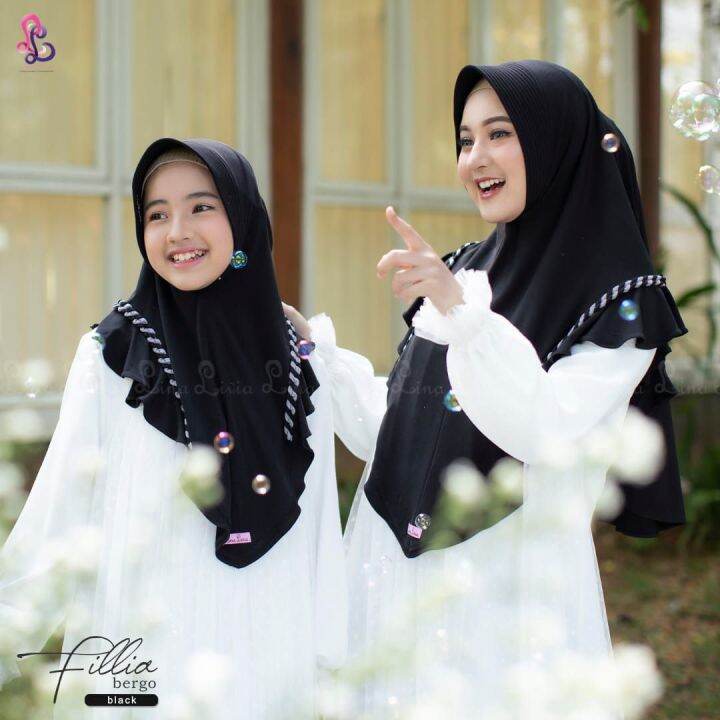 FILLIA LINALIVIA HIJAB ORIGINAL/ JILBAB COUPLE LINA LIVIA/ JILBAB ...
