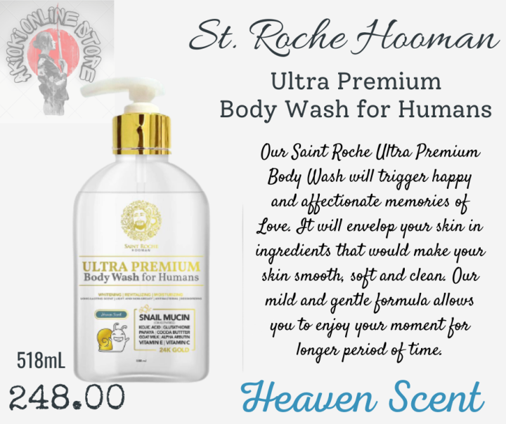 AKIOKI NEW HEAVEN SCENT SAINT ROCHE ULTRA PREMIUM BODY WASH FOR HOOMANS ...