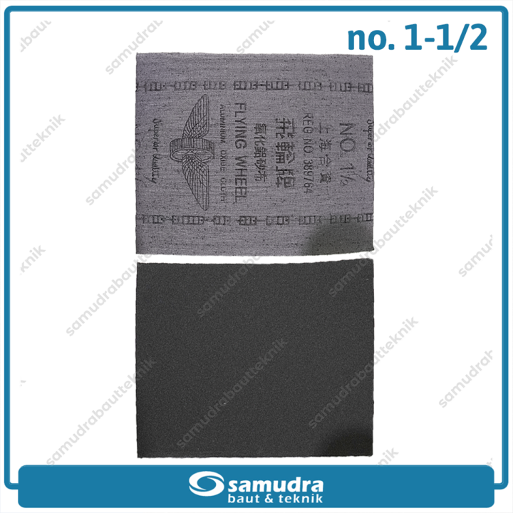 Amplas Besi FLYING WHEEL No 1.5 Lembaran Kertas Gosok Abrasive Paper ...