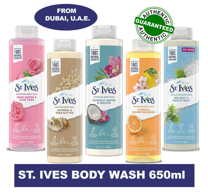 St. Ives Body Wash 650ml/22 FL oz from Dubai, U.A.E. | Lazada PH