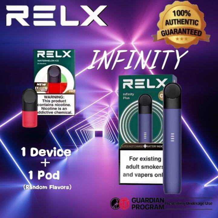 Relix pods juice vaping smoke set Switch legit rel x infinity phantom ...
