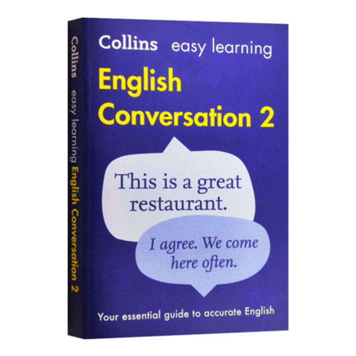หนังสือยอดนิยมต้นฉบับCollins Easy Learning English Conversation: Book 2 ...