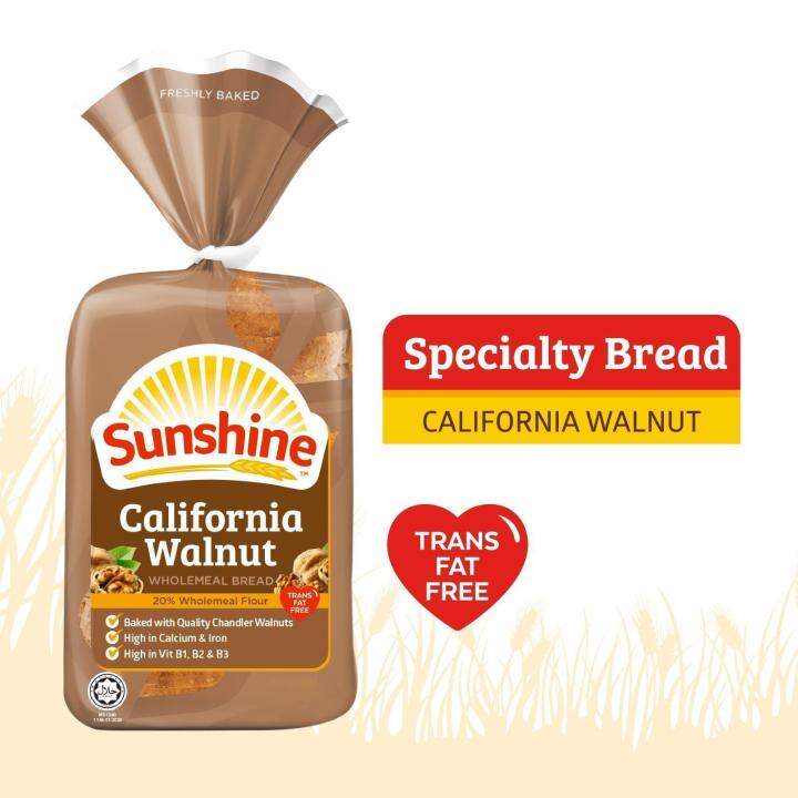 Sunshine California Walnut Wholemeal Bread | Lazada Singapore