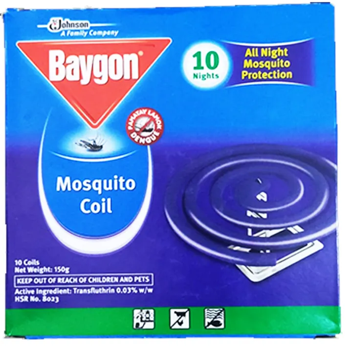 Katol Baygon Mosquito Coil Pamatay lamok Dengue 10 Coil 150g | Lazada PH