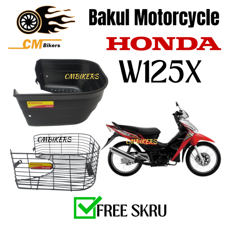 HONDA WAVE 125 X / ULTIMO Basket Motorcycle Bakul Besi Jaring / Basket ...