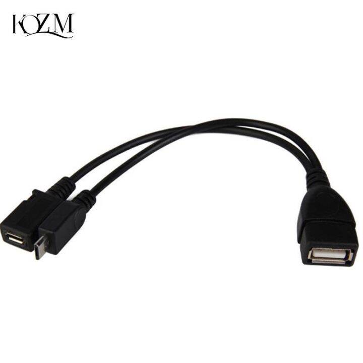 ☃☍ 2 In 1 OTG Micro USB Host Power Y Splitter USB Adapter to Micro 5 ...