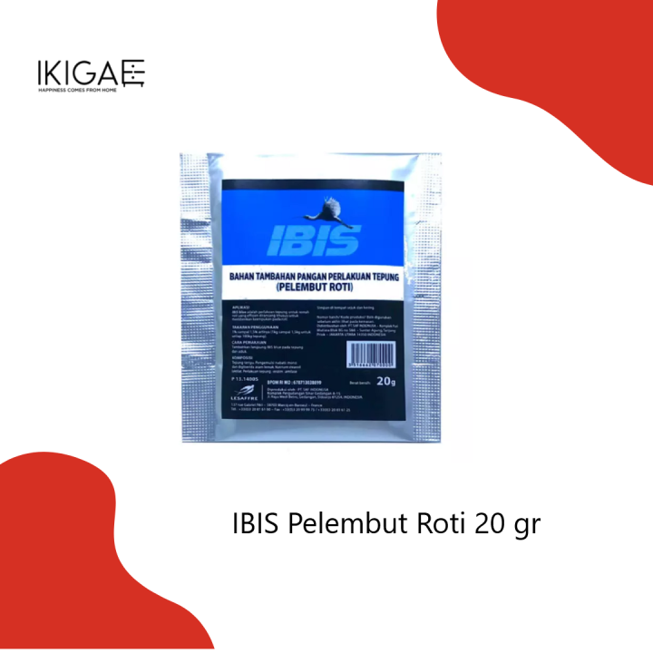 IBIS BLUE TEPUNG PELEMBUT ROTI / PENGEMPUK ROTI 20 GR | Lazada Indonesia