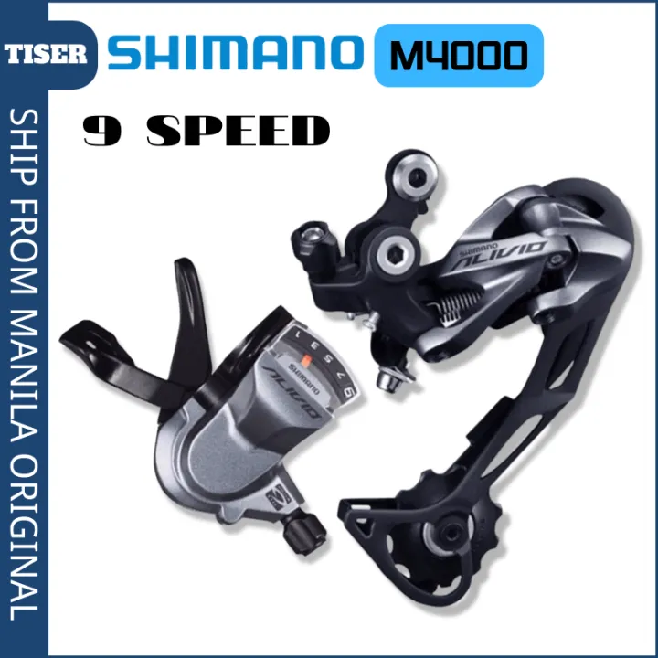 SHIMANO ALIVIO M4000 9s Rear Derailleur 3*9 Speed Shifter MTB Bike RD ...