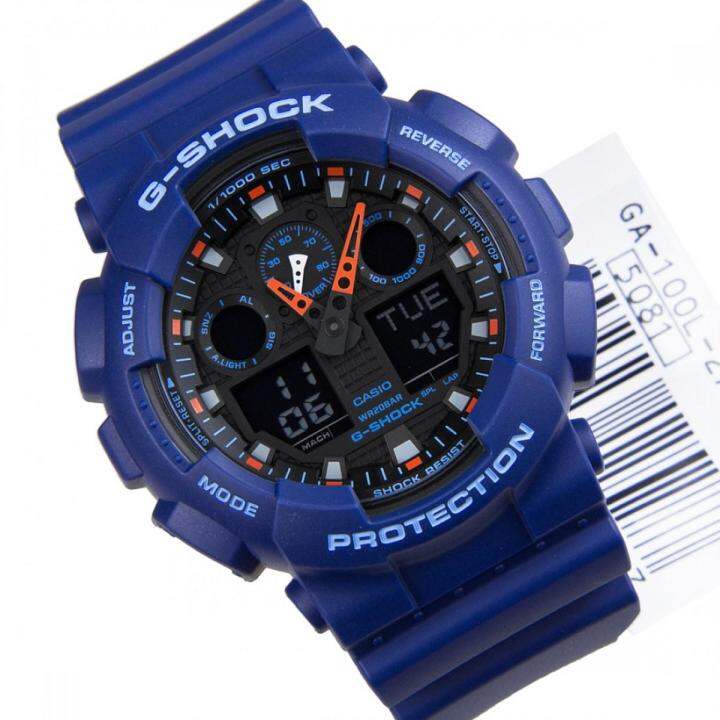 G - SHOCK GA 100 BLUE limited edition made in JAPAN | Lazada PH