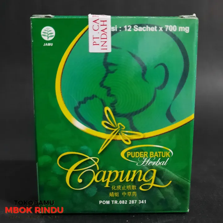 Puder Batuk Herbal Capung {Isi 12 sachet} | Lazada Indonesia
