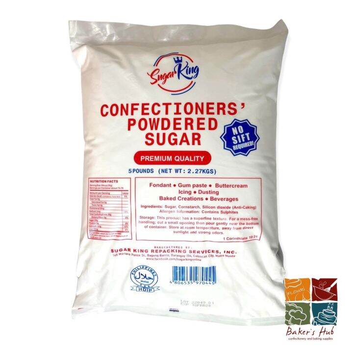 Sugar King Confectioners Powdered Sugar 5lbs | Lazada PH