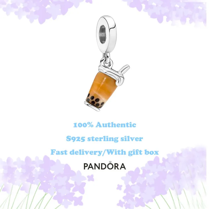 Authentic pandora series 791685C01 New 2022 Murano Glass Bubble Tea ...