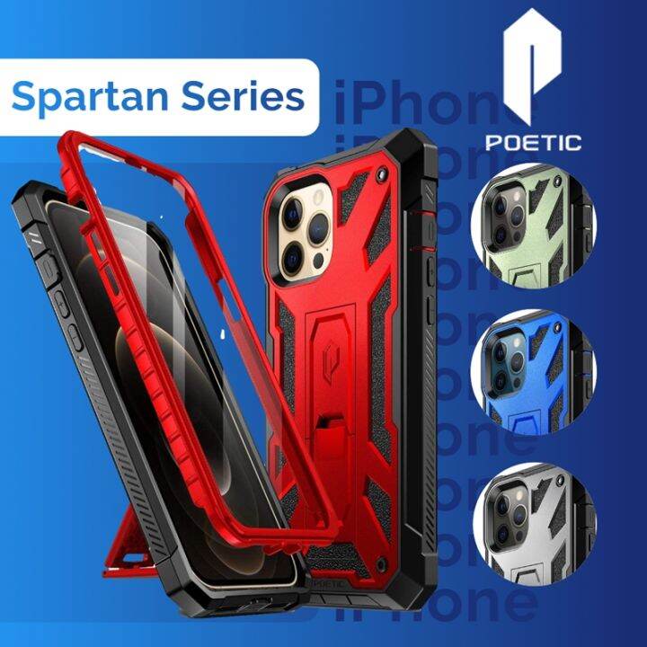 (ของแท้) เคส iPhone Poetic Spartan Series Case สำหรับ iPhone 12 / 12 ...