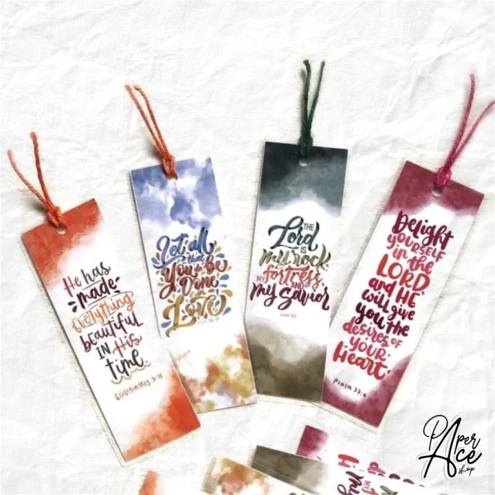 Laminated Lettering Art Bookmarks | Lazada PH