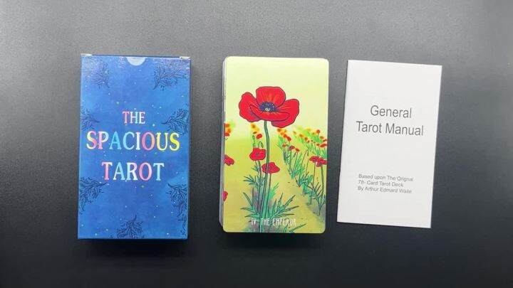 12×7cm High Quality The Spacious Divination Tarot Deck And Guide Book
