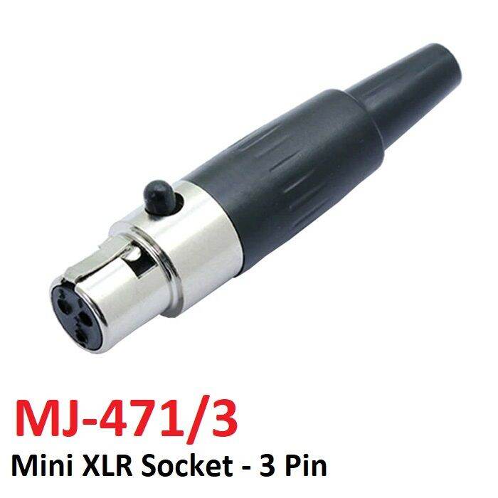 3 Pin Mini XLR Socket - MJ-471/3 | Lazada