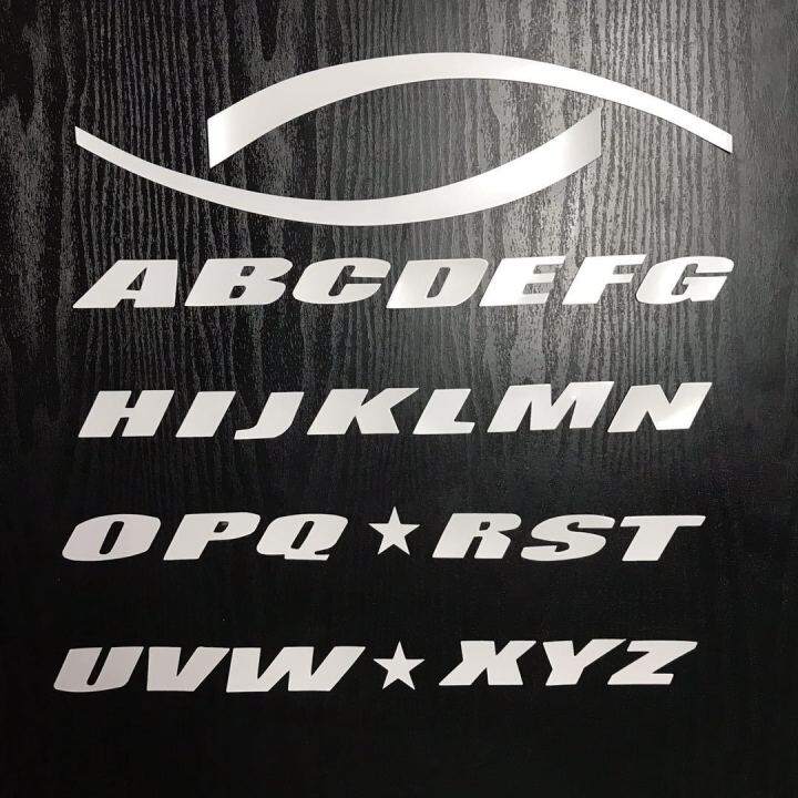 Tire Lettering 3D Tyre Letters Tread Letras Neumaticos A-Z0-9 English ...
