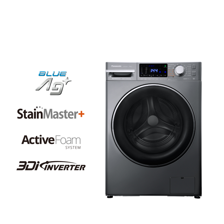 Panasonic NA-V11FX2 11Kg Econavi Inverter Blue AG+ Front Load Washer NA ...