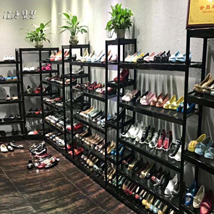 Shoe shelf display shelf shop assembled shoe shelf boutique detachable ...