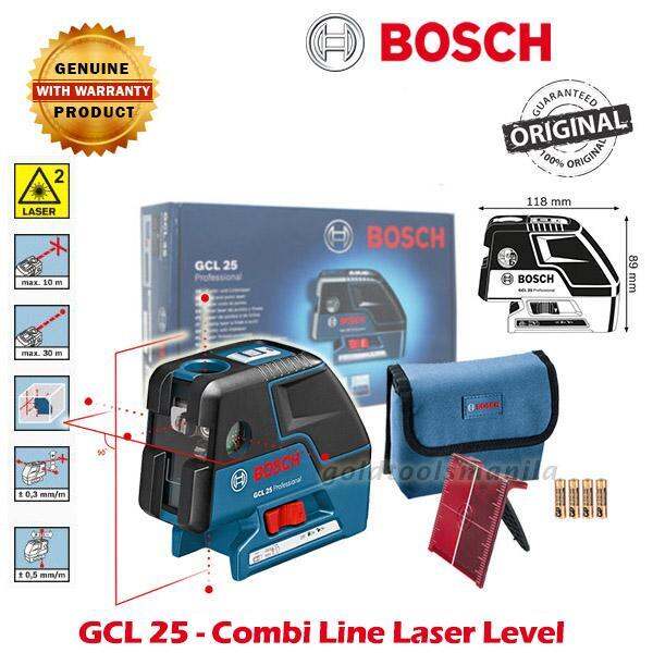 Bosch GCL 25 Combi Laser (Point and Line Laser) - GENUINE PRODUCT | Lazada PH