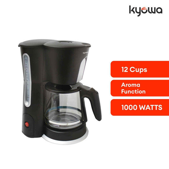 Kyowa Coffee Maker 12 Cups (Black) KW-1213 | Lazada PH
