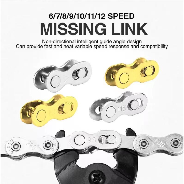 Missing link Bicycle Missing Link for Bike Chain Link Connector 6-7-8,9 ...