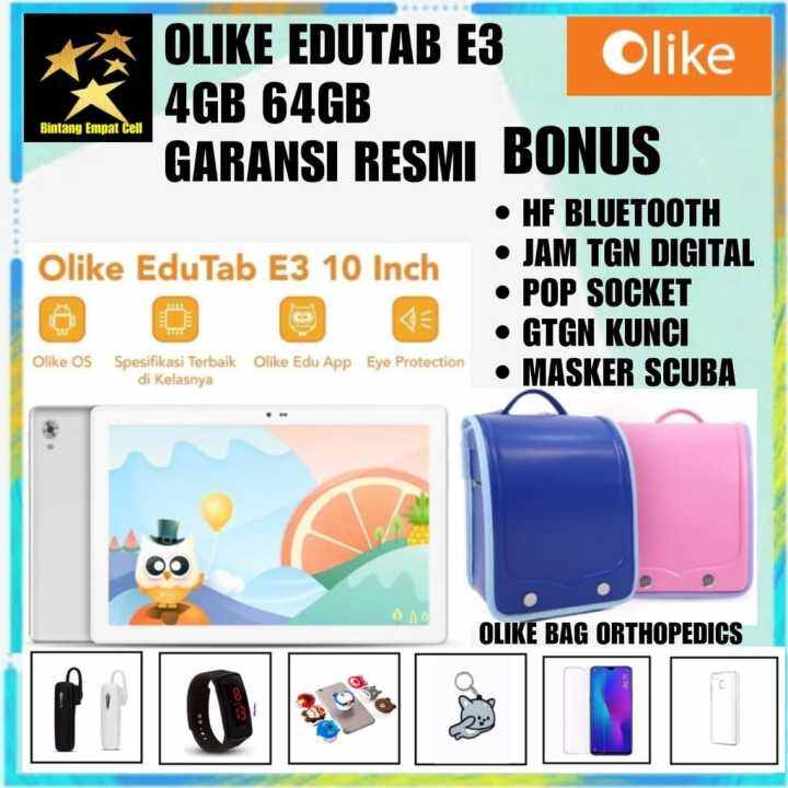 OLIKE EDUTAB E3 10 INCH GARANSI RESMI [TABLET EDUKASI ANAK RAM 4GB ...