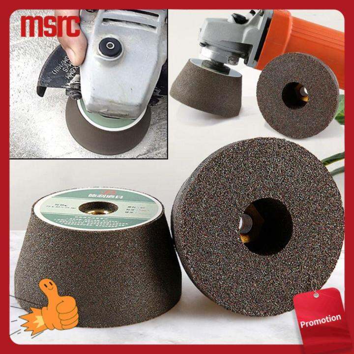 MSRC Tool Angle Grinder Granite Marble Tile Trimming Emery Sanding Disc Stone Grinding Head Cup ...