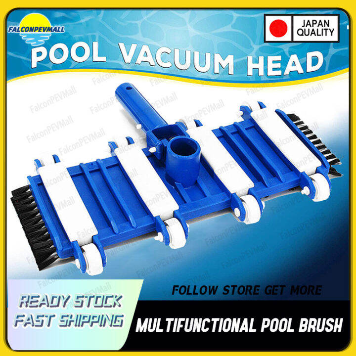 FALCONPEV MALL 14inch Swimming Pool Flexible Vacuum Head Handle With ...