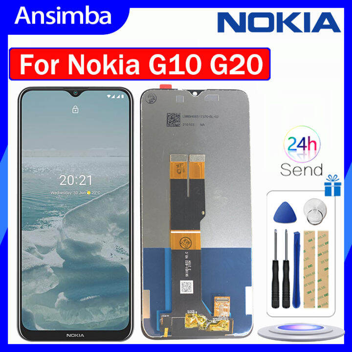 จอ LCD แบบดั้งเดิม Ansimba สำหรับ Nokia G10/Nokia G20ชิ้นส่วนจอสัมผัส ...