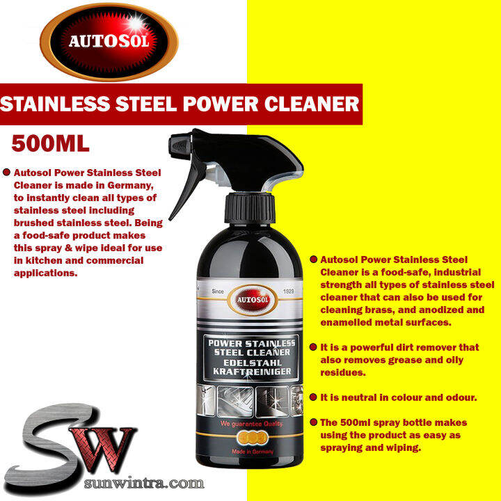 AUTOSOL STAINLESS STEEL POWER CLEANER 500ML | Lazada