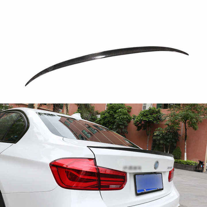 BMW F30 M3 Carbon fiber rear boot trunk ducktail lip spoiler 2013 2014 ...