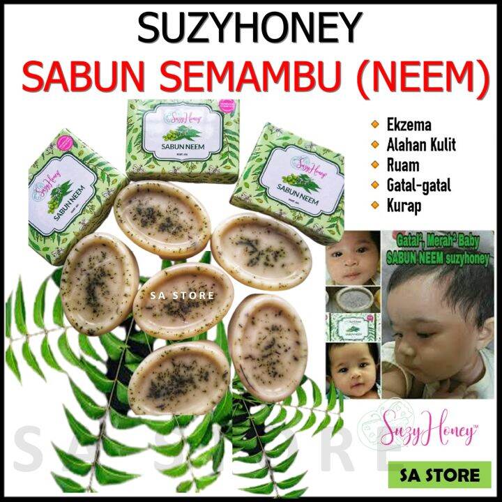 SUZYHONEY + 🎁SABUN NEEM / SABUN SEMAMBU / EKZEMA / RUAM / GATAL-GATAL ...