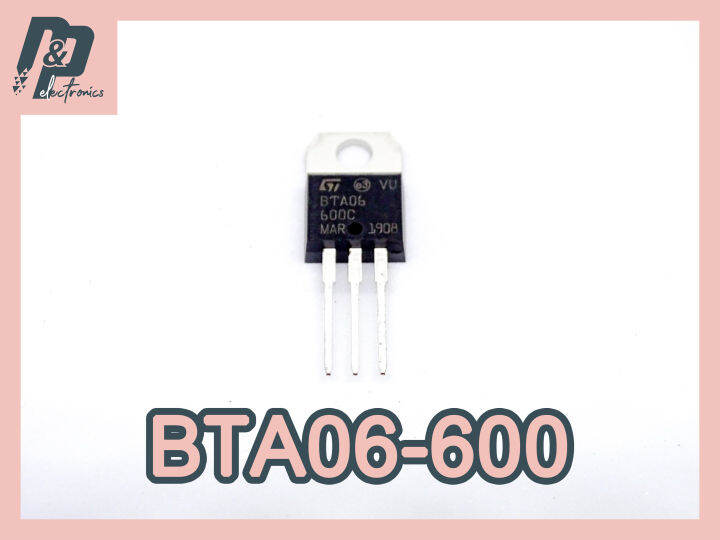 BTA06-600 BTA06-600B Triac TO-220 ไตรแอค ไทริสเตอร์ 6A 600V | Lazada.co.th