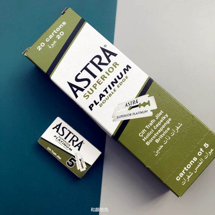 ASTRA DE Double Sided Safety Razor Blades 5 Pack Edge | Lazada.co.th