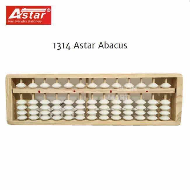 Astar 1314 Abacus Wooden Standard Size Learning Abacus 算盘 | Lazada