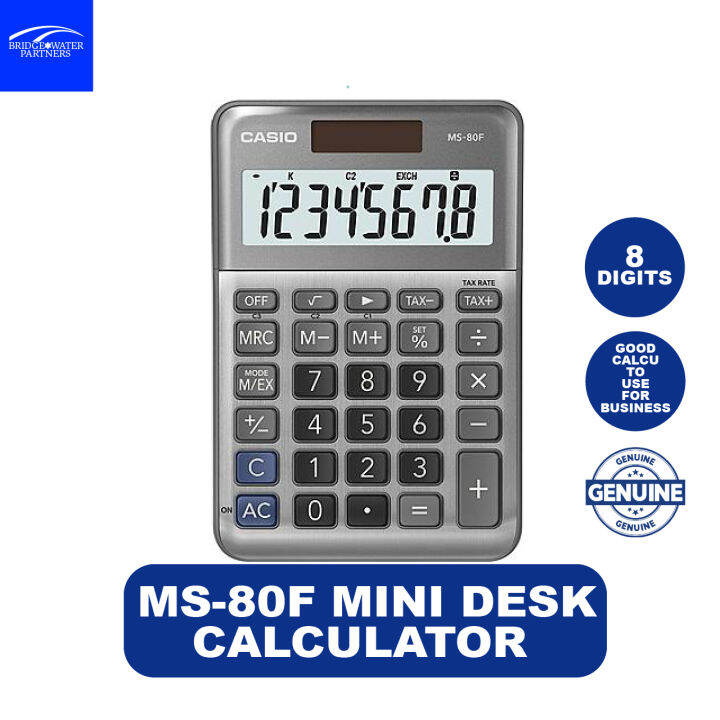 Casio MS-80F Mini Desk Calculator | Lazada PH