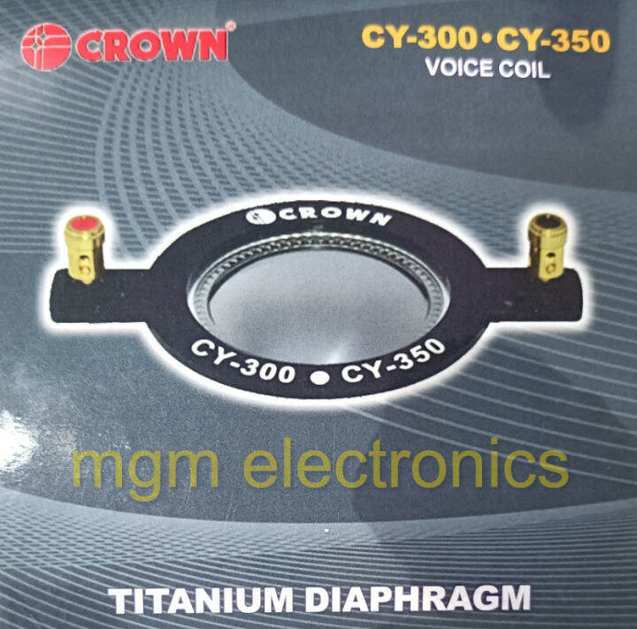 Original CROWN CY-300 / CY-350 Voice Coil Titanium Diaphragm for Compression Driver Unit | Lazada PH