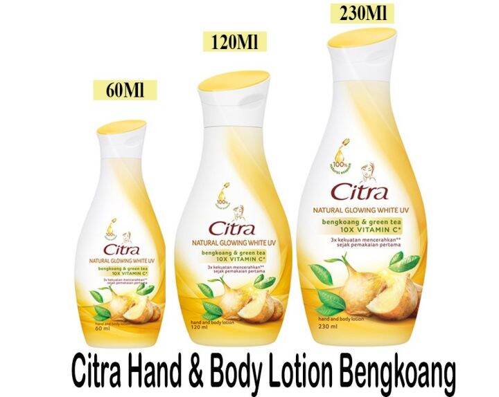 Citra Hand Body Lotion (Bengkoang & Pearly White) | Lazada Indonesia
