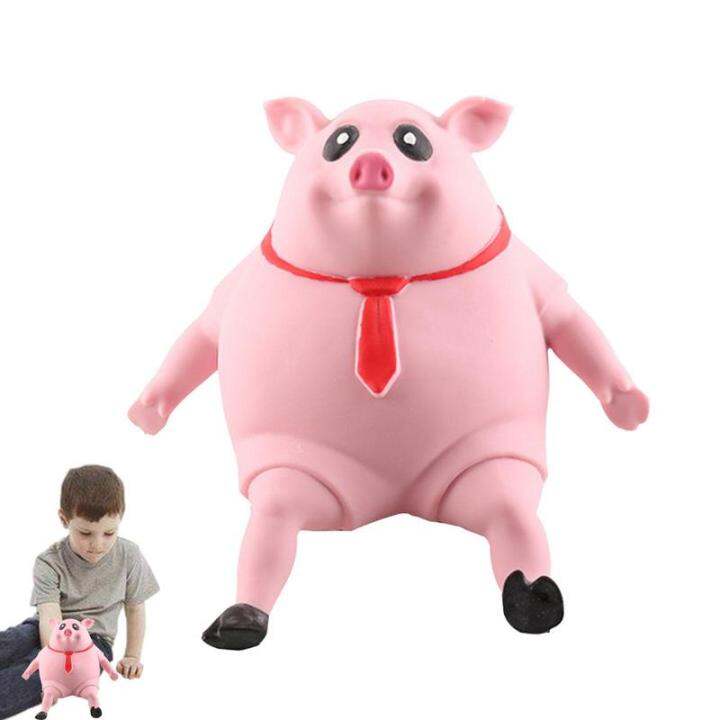 Funny Pig Decompression Squeeze Toy Slow Rebound TPR Piggy Doll Stress ...