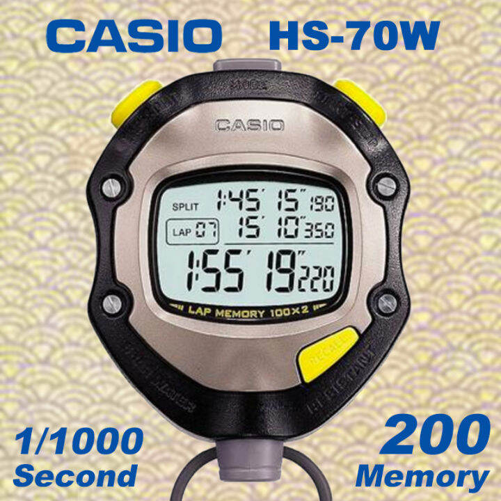 Imported Casio Stopwatch Hs-70W Referee Timer Stopwatch Dingerzhi Japan | Lazada.co.th