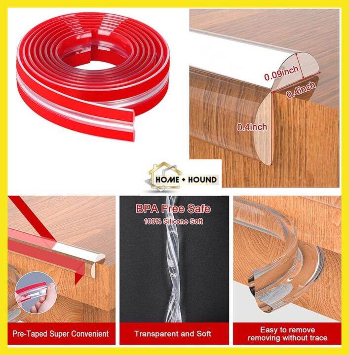 Home+Hound Edge Corner Protector Strip, Table Corner Guard Strip for ...