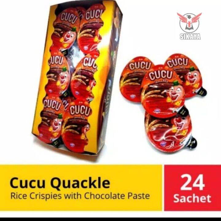 COKLAT CUCU QUACKLE Snack Cucu Quackle snack beras dengan coklat pasta ...