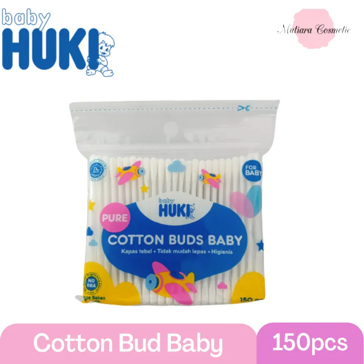 Huki Pure Cotton Buds isi 150pcs | Lazada Indonesia
