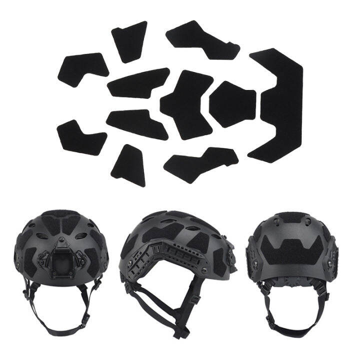 IDOGEAR Tactical Helmet Velcro Pads Loop Kit For High Cut Fast Helmet ...