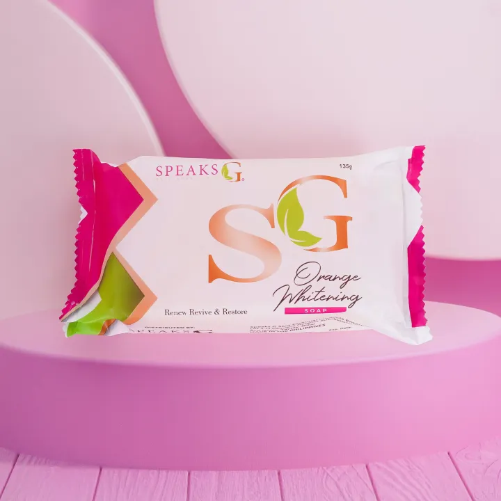 Speaks G Orange Whitening Soap | Lazada PH
