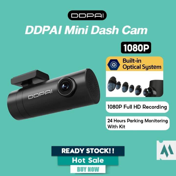 【COD】 DDPAI Mini Dash Cam 1080p Full HD 140° Night Vision G-Sensor 24 ...